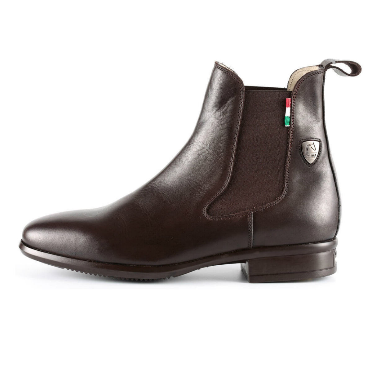 Tattini Boots - Alano [Black/Brown] - Italian Crafted English Riding Boots